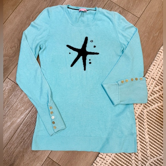 Lilly Pulitzer | Sweaters | Lilly Pulitzer Charter Starfish Sweater ...